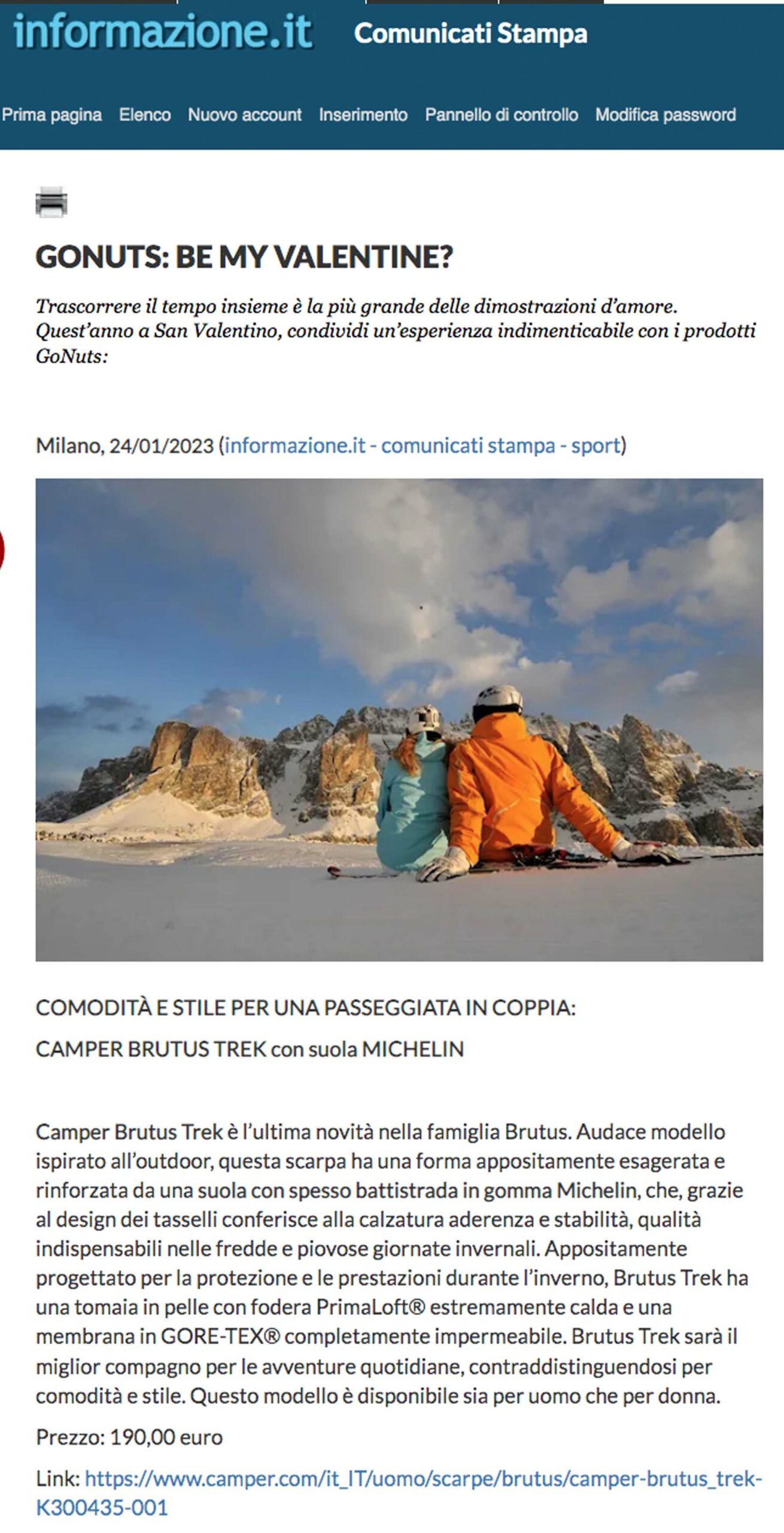 Camper BrutusTrek | Informazione | JV International